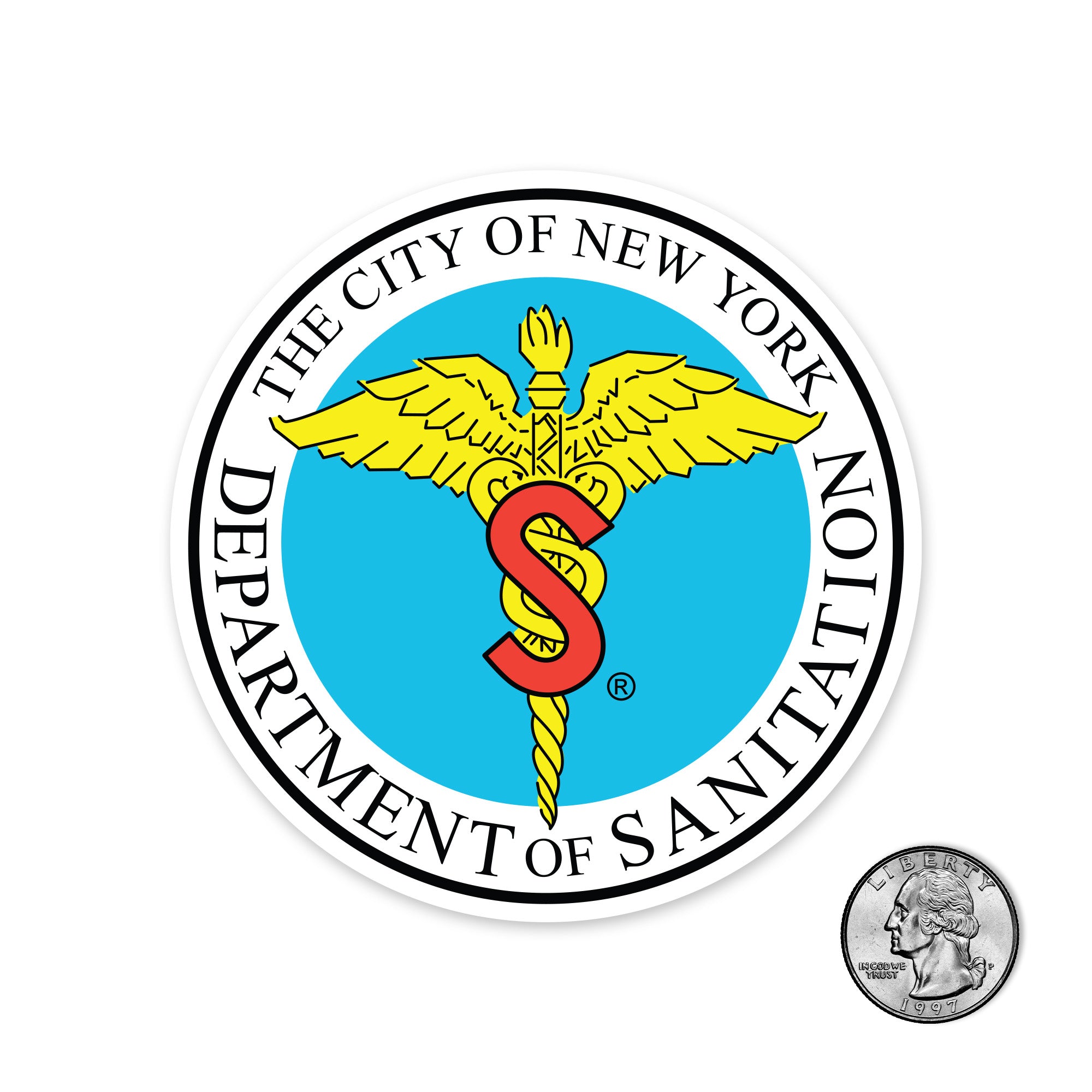DSNY Emblem Jumbo Sticker – Only NY