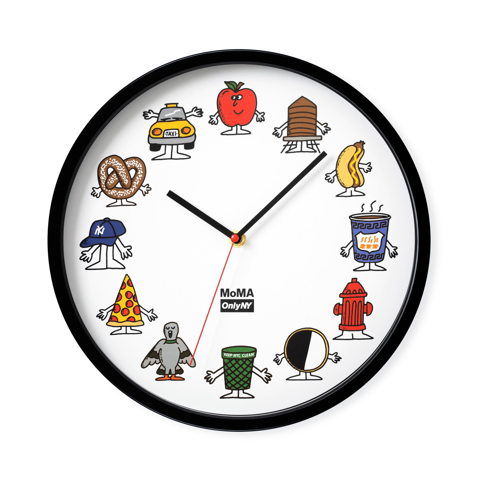 Only NY x MoMA Community of New York Wall Clock