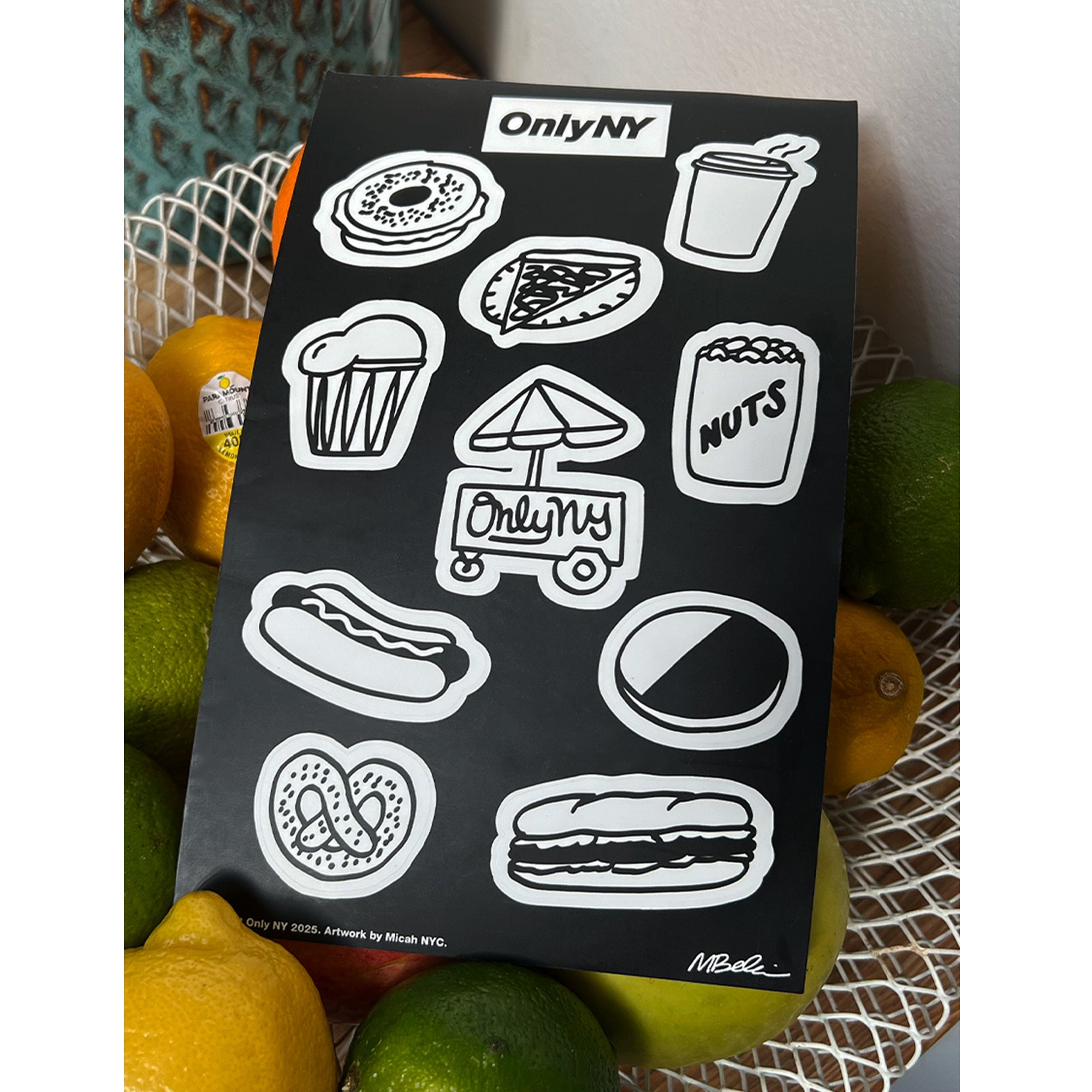 Street Foods Sticker Sheet – Only NY