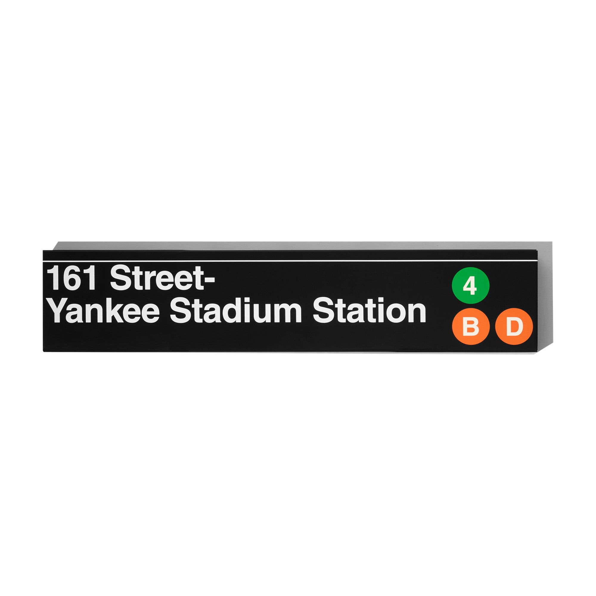 MTA Yankee Stadium Metal Subway Sign – Only NY